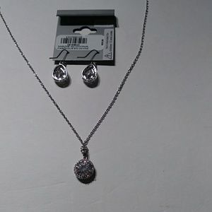 Express | Jewelry | Express 2 Piece Silver Jewelry Set Lovely Charm ...